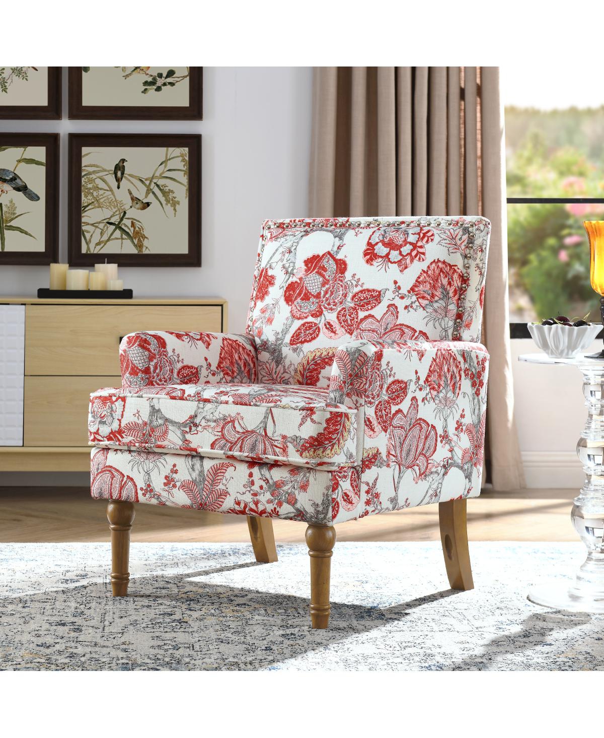 Click here for Streamdale Furniture Floral Upholstered Armchair w... prices