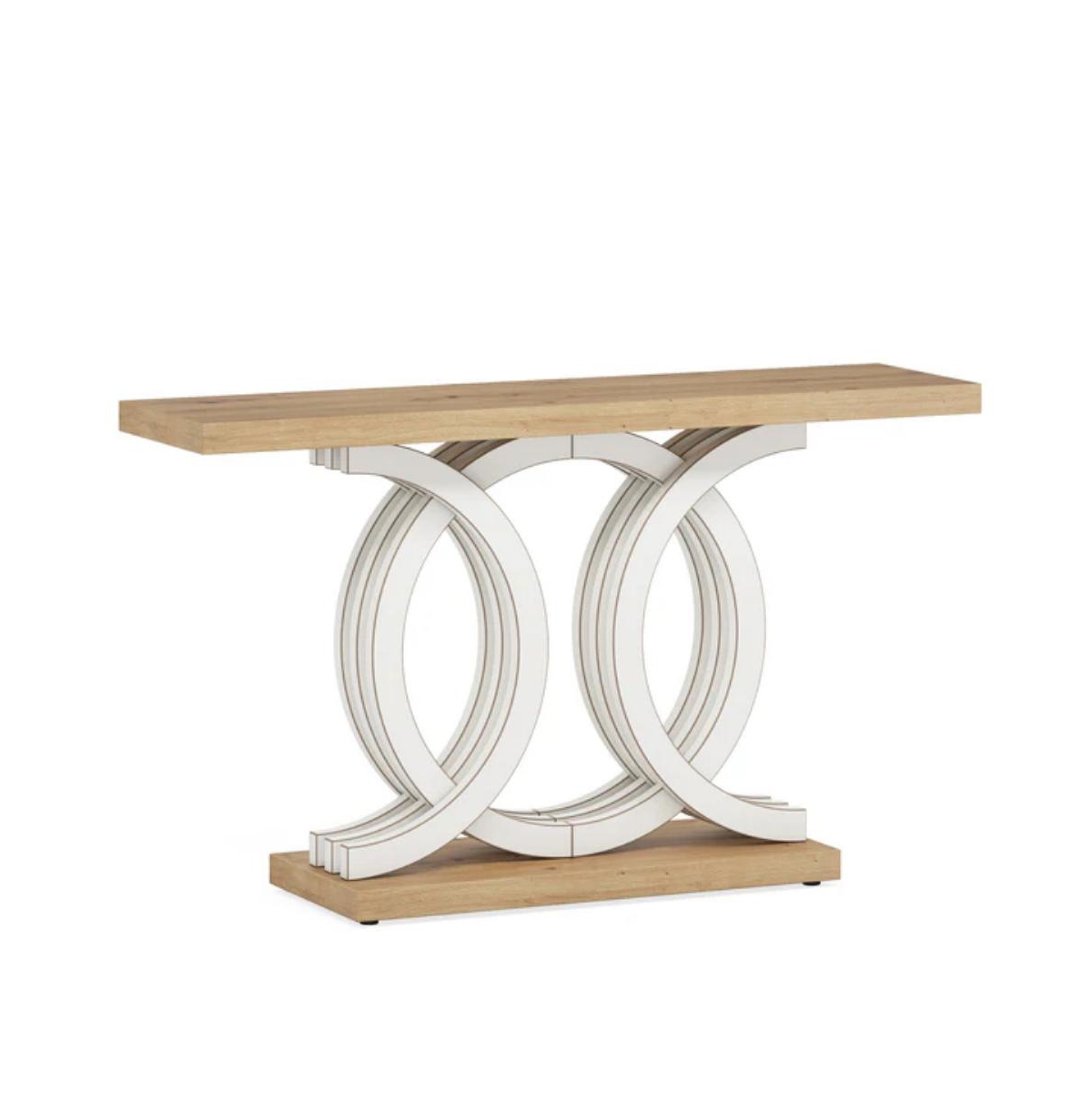 Click here for Slickblue Modern Geometric Console Table for Entry... prices