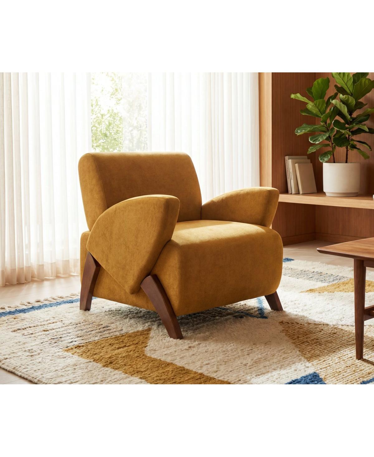 Click here for Streamdale Furniture Velvet Accent Chair with Birc... prices