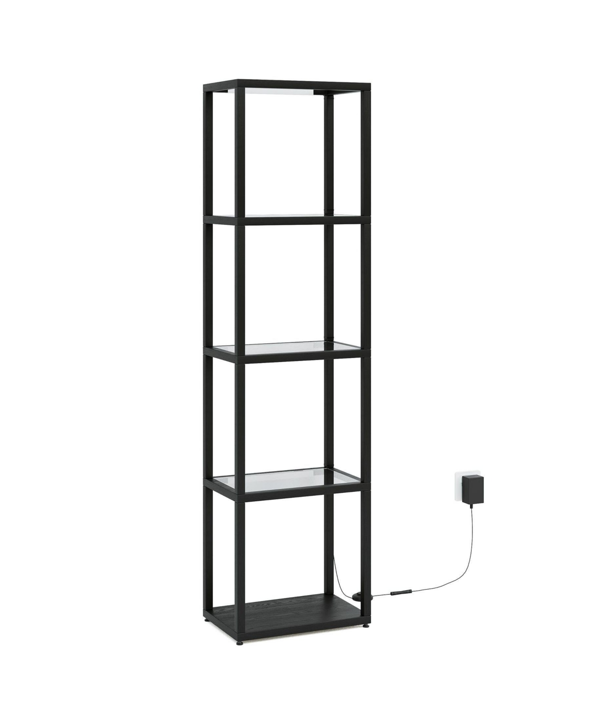 Click here for Slickblue Modern Floor Lamp with Glass Shelves and... prices