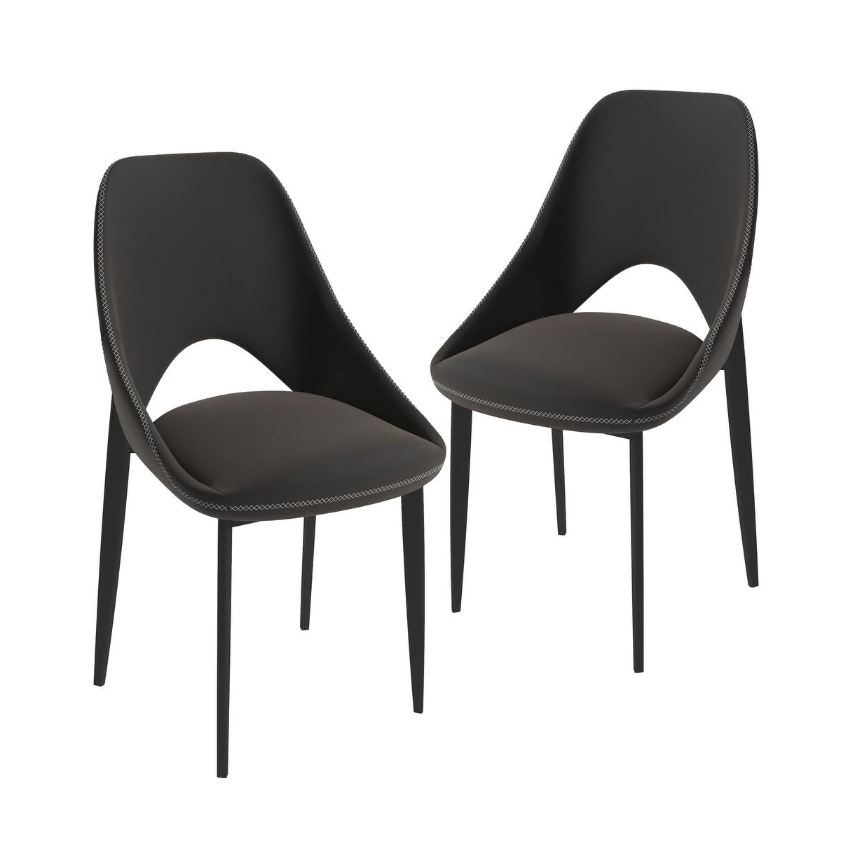 Click here for LeisureMod Amalfi Upholstered Fabric Dining Chair... prices