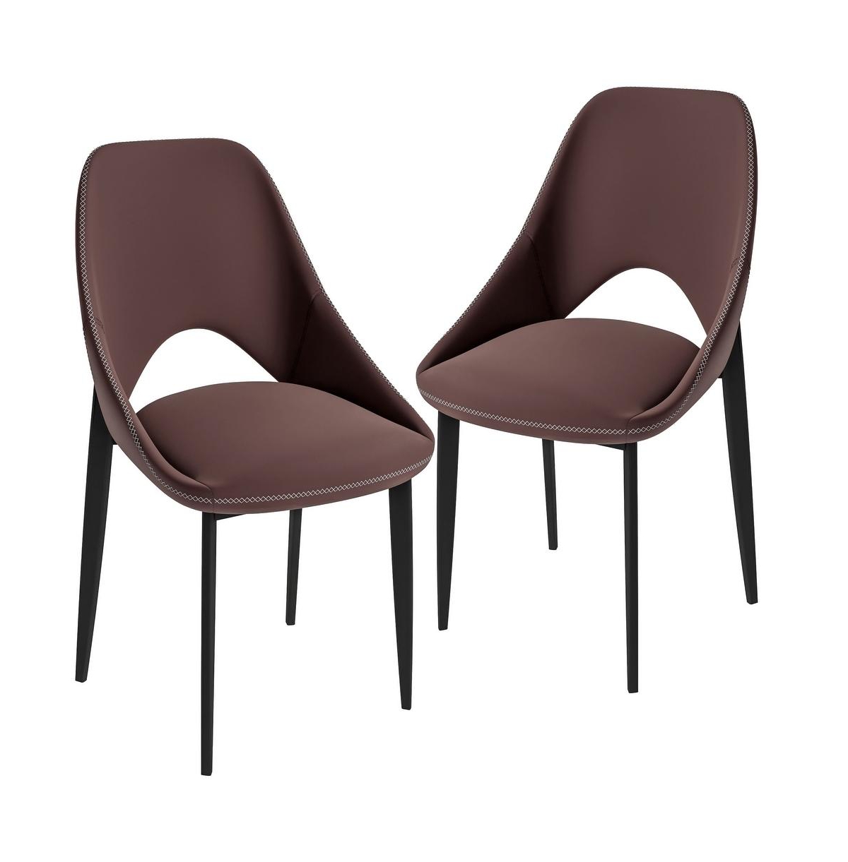 Click here for LeisureMod Amalfi Upholstered Fabric Dining Chair... prices