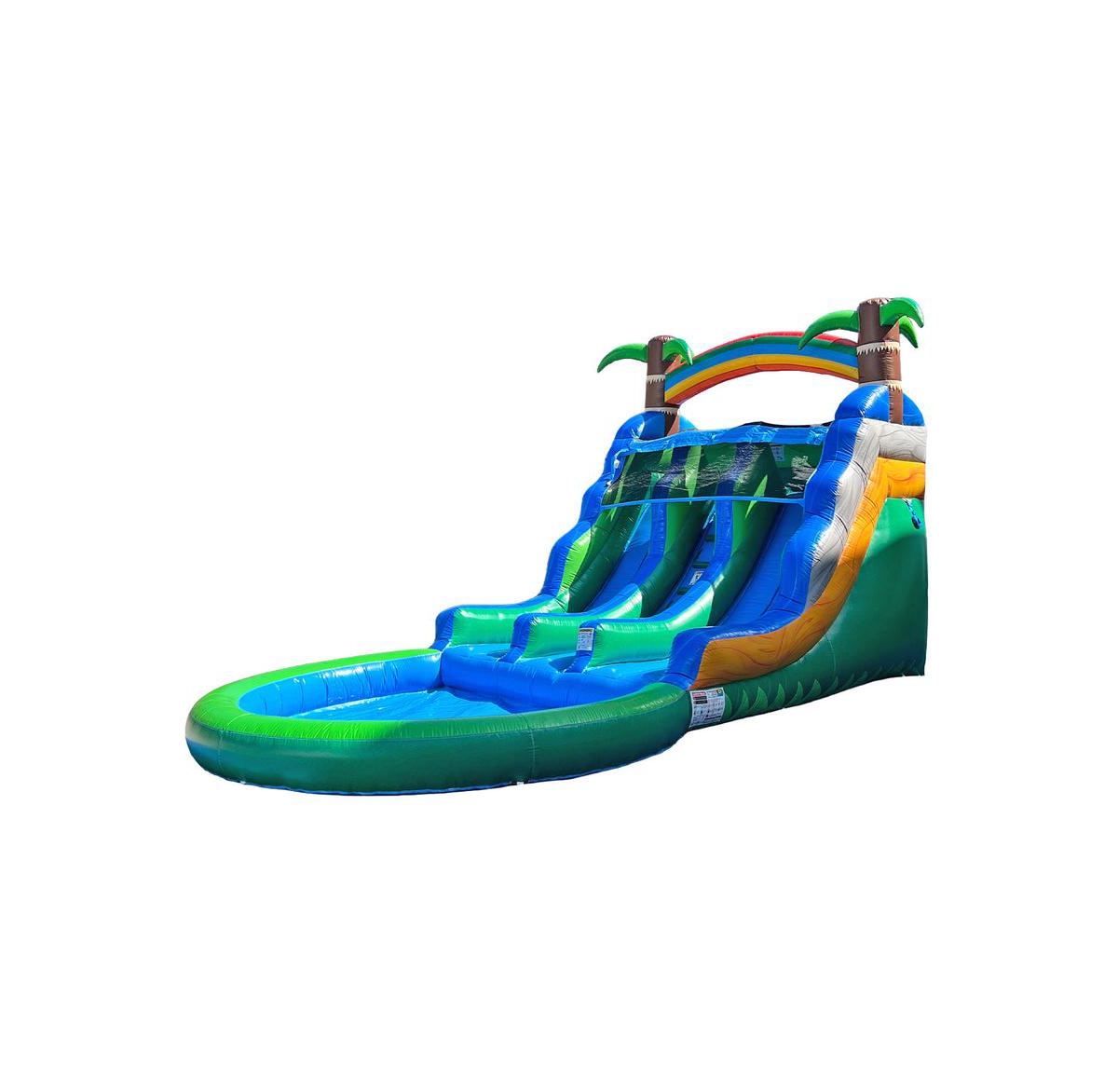 Click here for Pop Jump Tropical Island 23 Dual Lane Center Climb... prices
