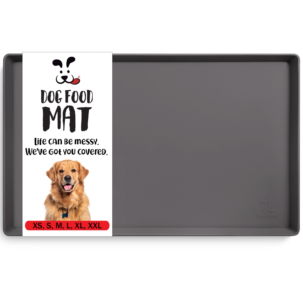 Click here for DogBuddy Dog Food Mat/ Pet Placemat - Shadow prices