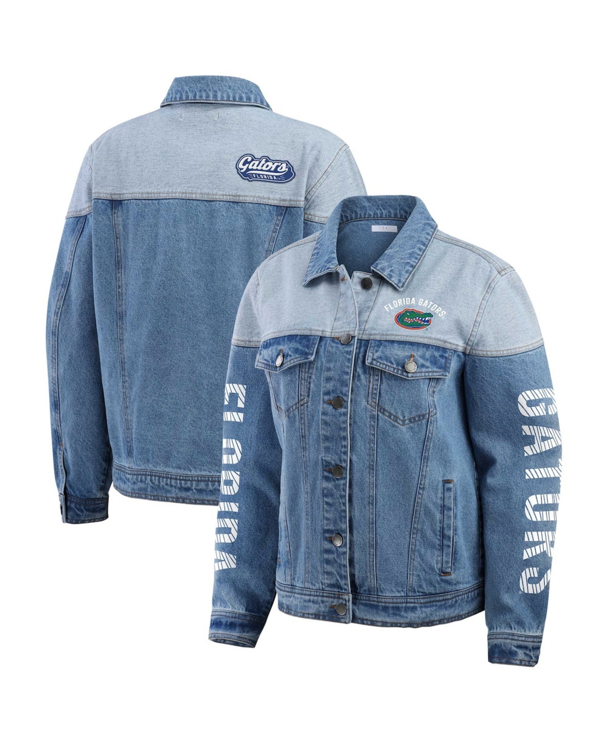 Click here for Wear by Erin Andrews Womens Denim Florida Gators S... prices