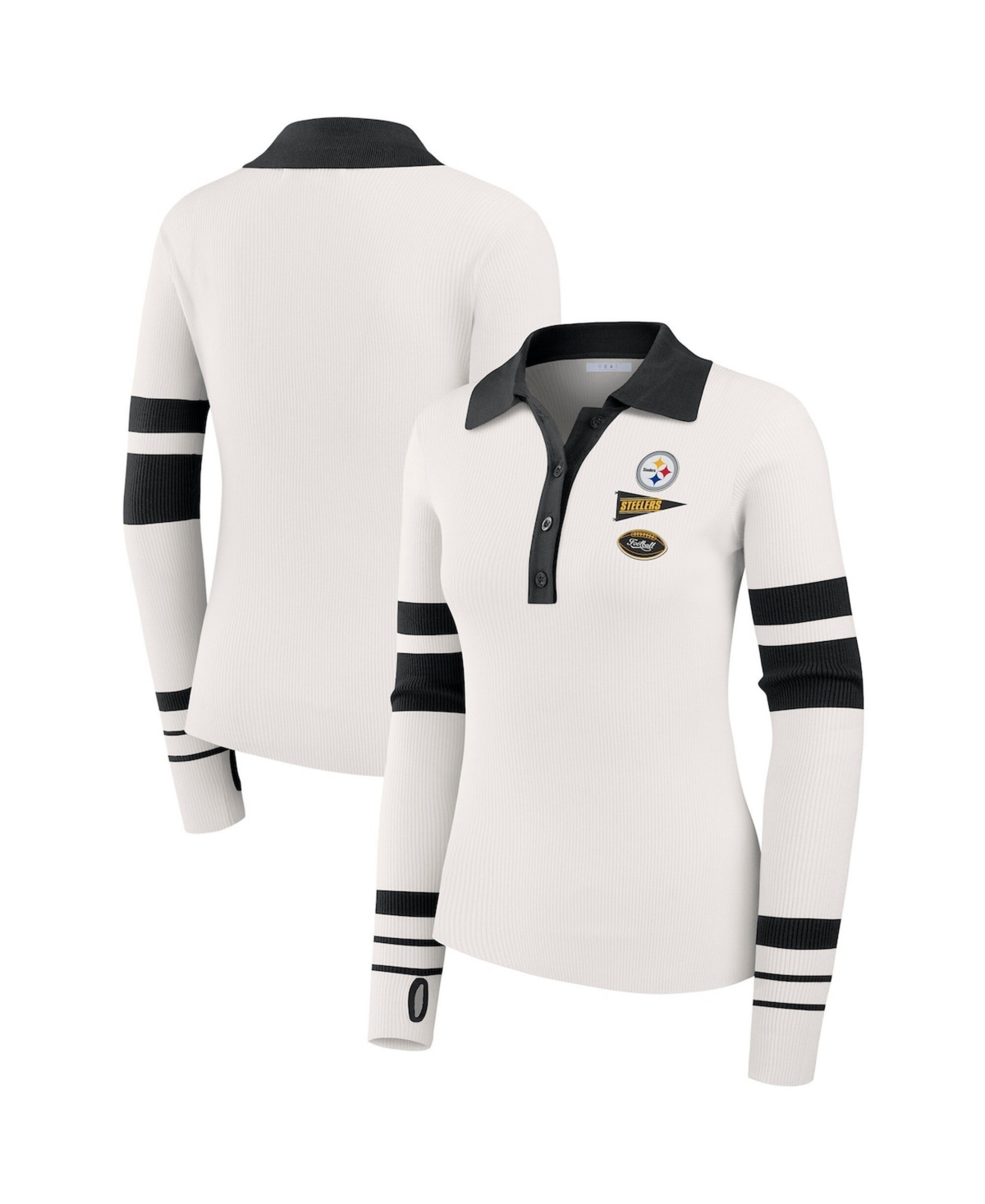 Click here for Wear by Erin Andrews Womens White Pittsburgh Steel... prices