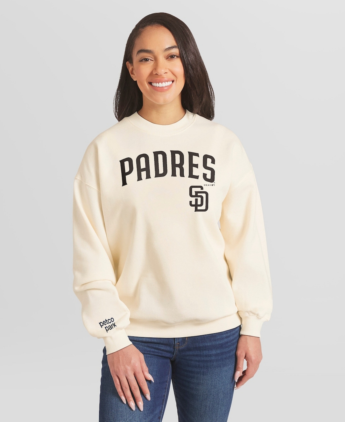 Click here for Wear by Erin Andrews Womens Cream San Diego Padres... prices