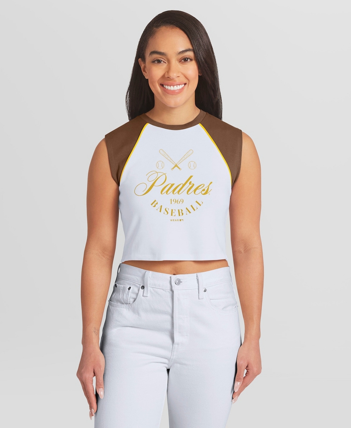 Click here for Wear by Erin Andrews Womens White San Diego Padres... prices