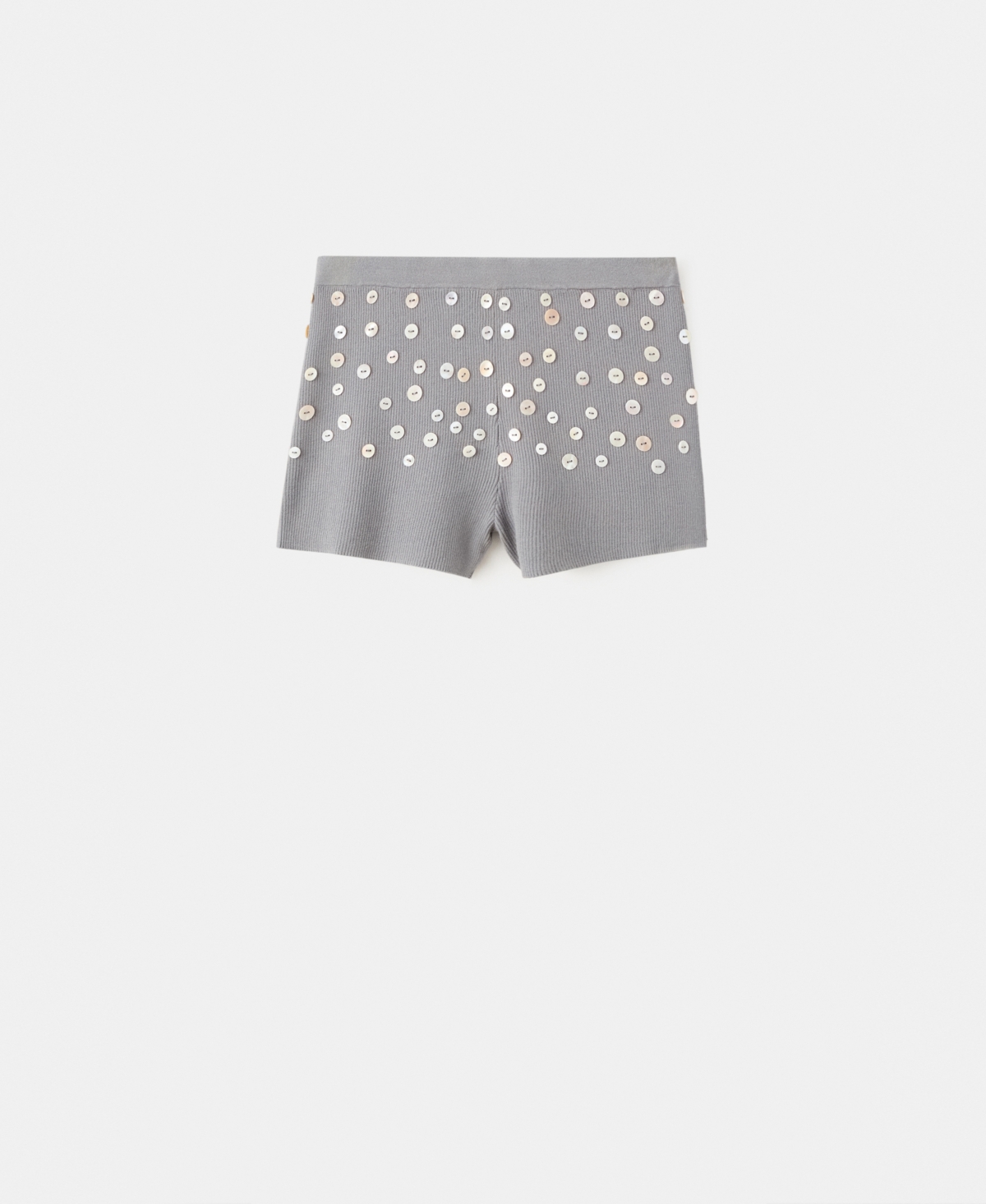 Click here for Mango Womens Decorative Buttons Shorts - Medium He... prices