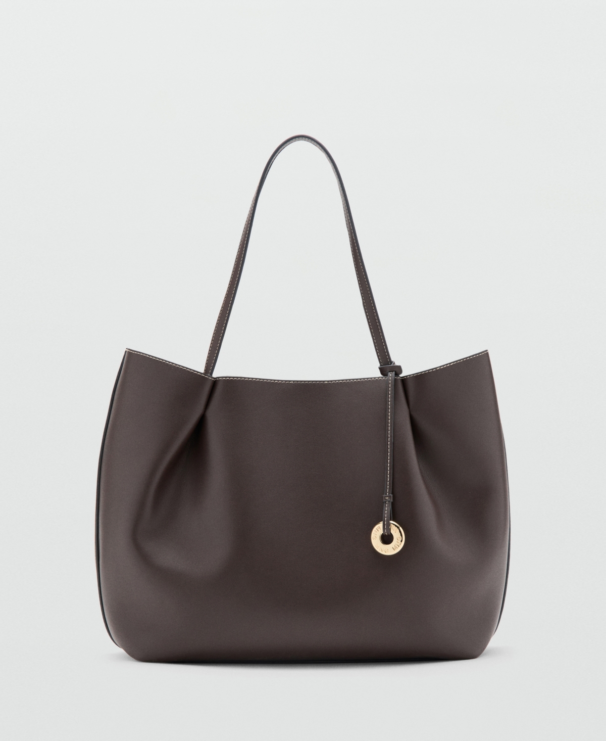 Click here for Mango Womens Large Shopper Bag - Chocolate prices