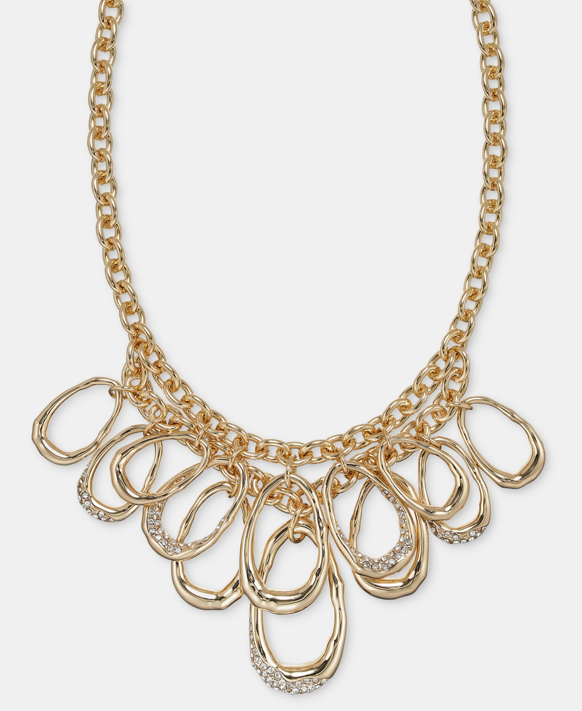 Click here for Style & Co Glass Crystal Shaky Pendant Necklace  M... prices