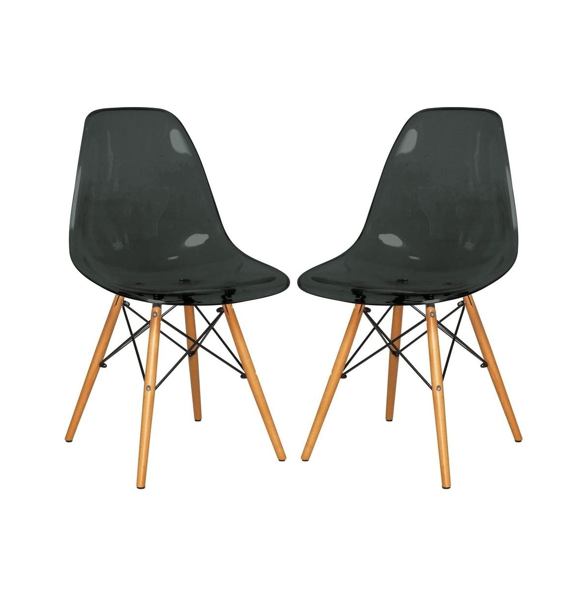 Click here for LeisureMod Cresco Modern Molded Acrylic Dining Cha... prices