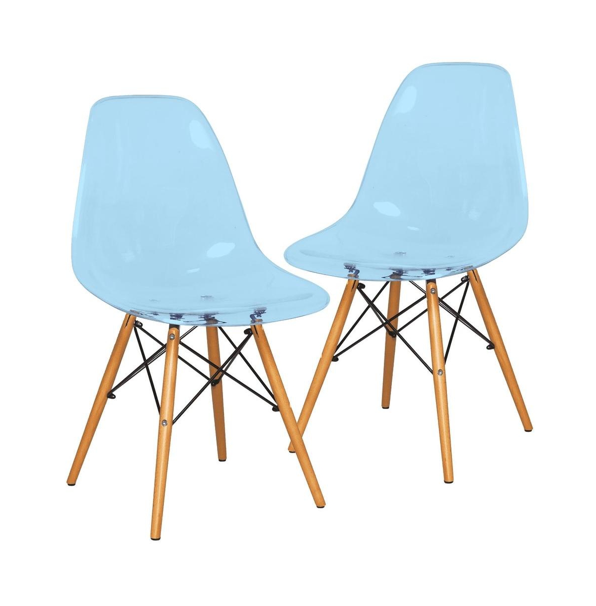 Click here for LeisureMod Cresco Modern Molded Acrylic Dining Cha... prices