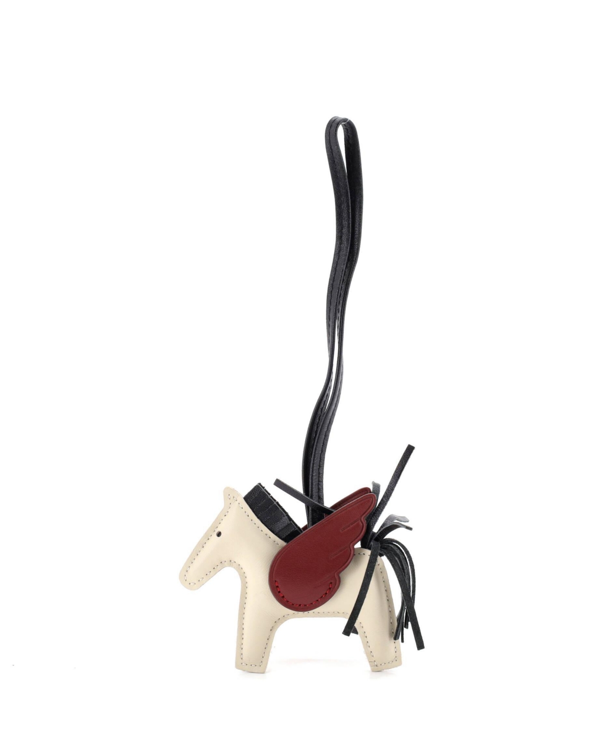 Click here for Pre-Owned HERMES Pm Pegase Rodeo Bag Charm Leather... prices