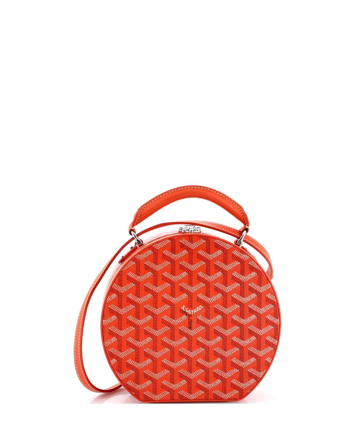 Click here for Pre-Owned Goyard Alto Hatbox Bag Coated Canvas - O... prices