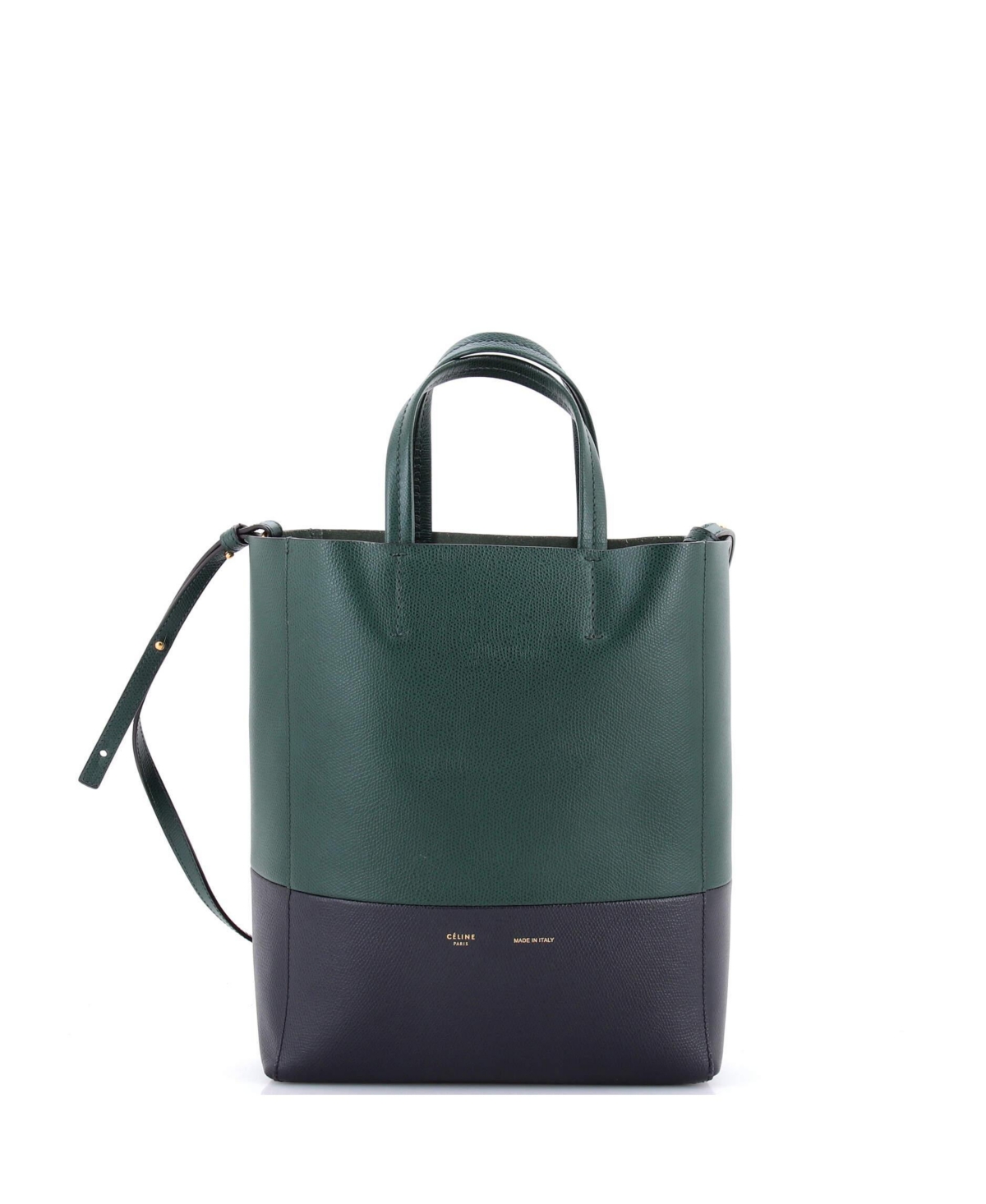 Click here for Pre-Owned Celine Small Vertical Bi-Cabas Tote Grai... prices