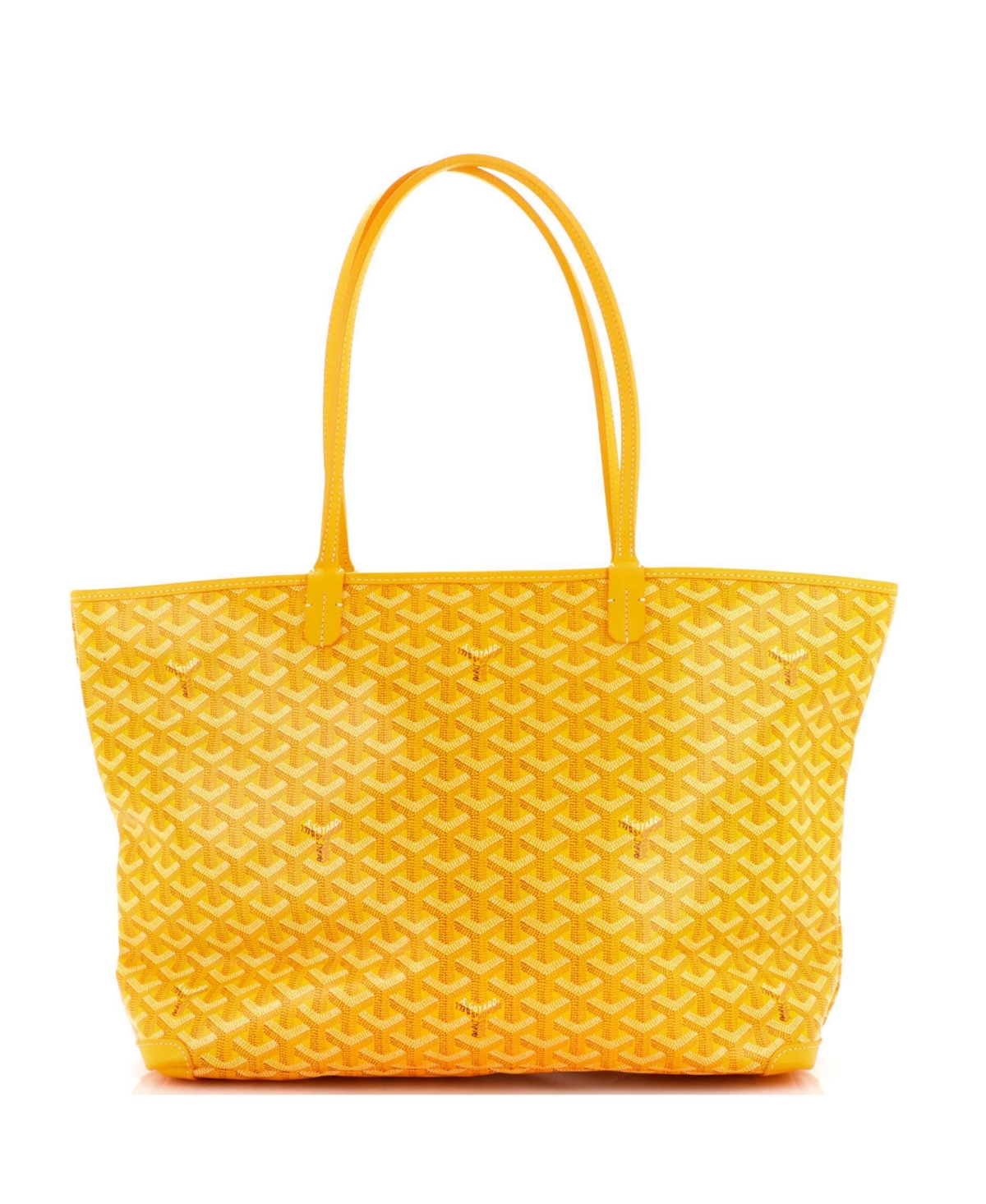 Click here for Pre-Owned Goyard Mm Artois Tote Coated Canvas - Ye... prices