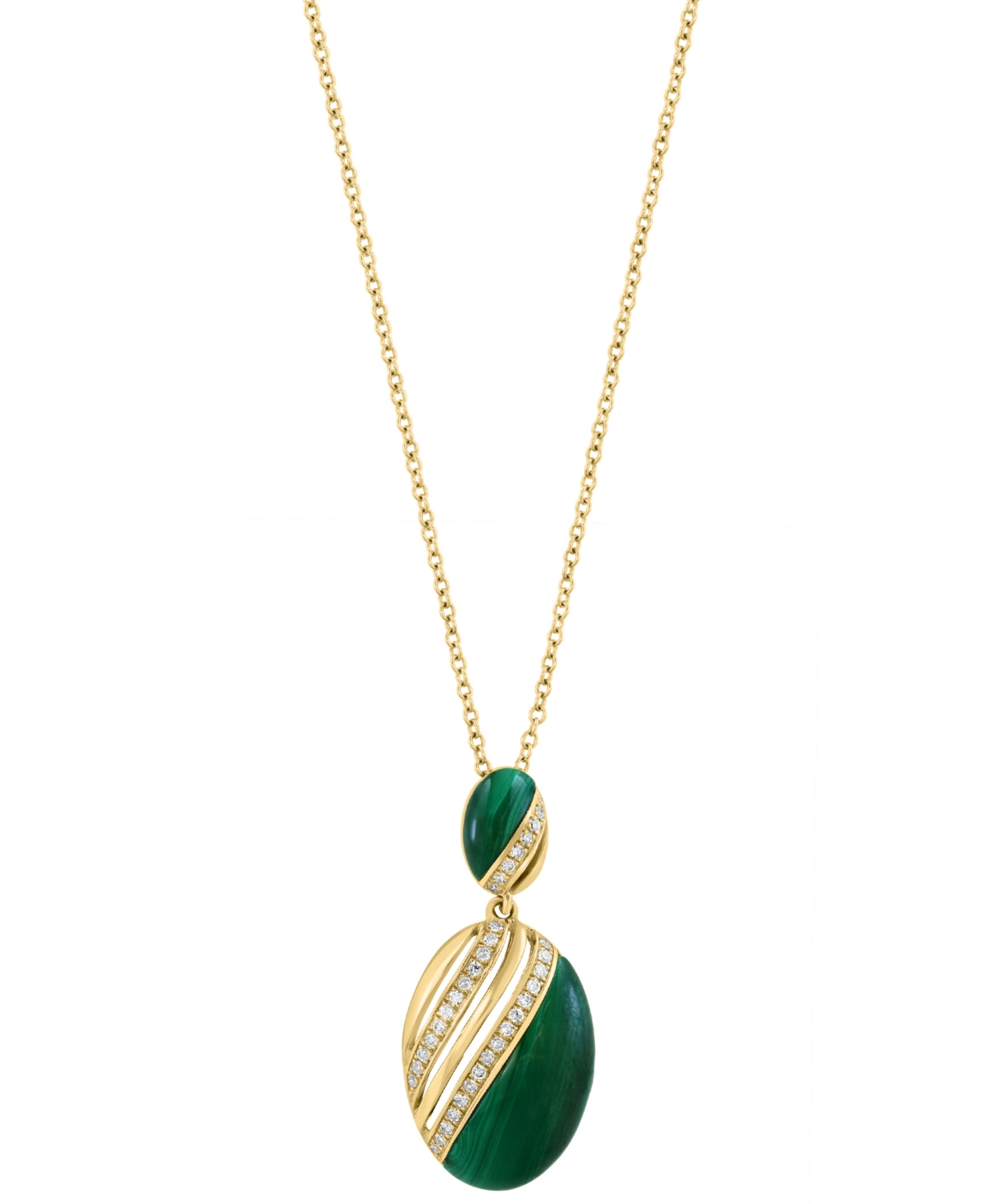 Click here for Effy Collection Malachite & Diamond (1/6 ct. t.w.)... prices