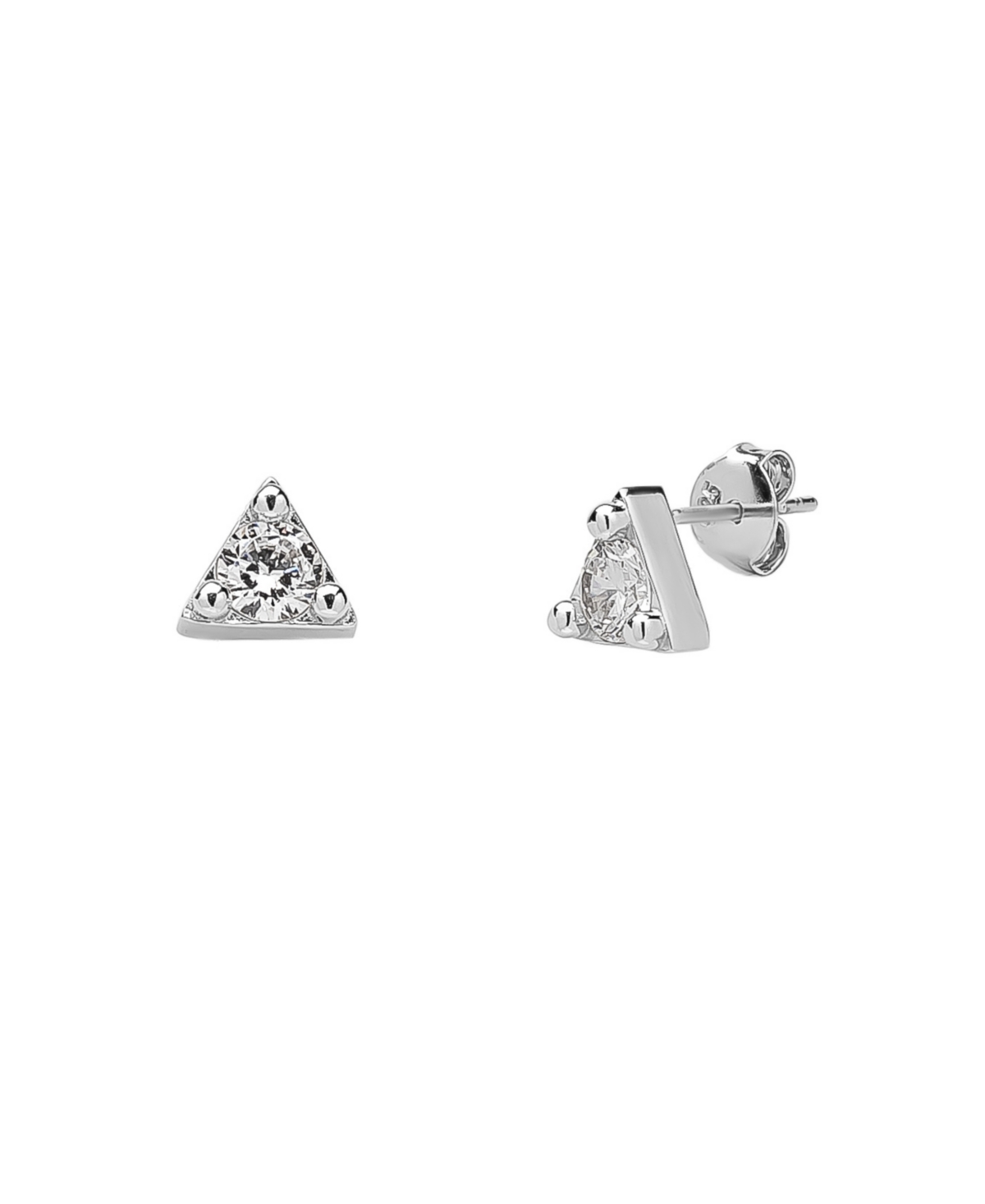 Click here for Spero London Triangle Sterling Silver Stud Earring... prices