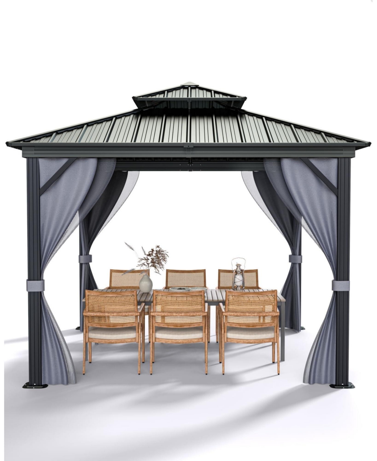 Click here for GarveeLife High-quality Hardtop Gazebo for Patio a... prices