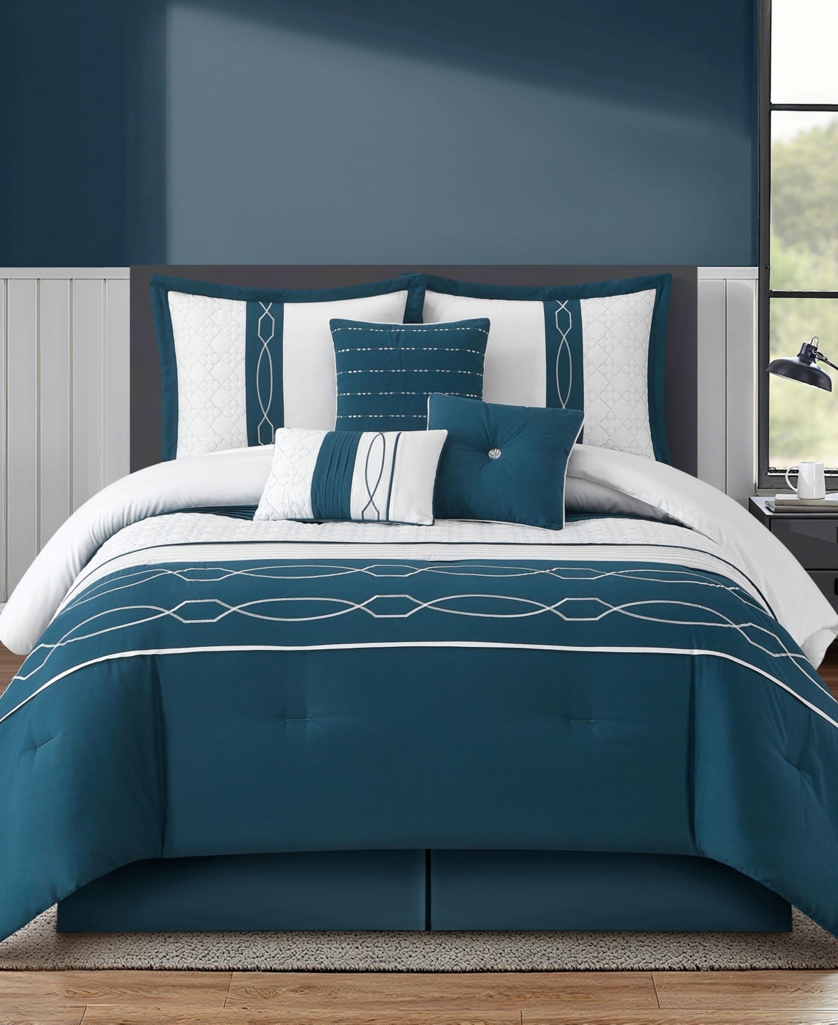 Click here for Stratford Park Penley 7-Pc. Comforter Set  King -... prices