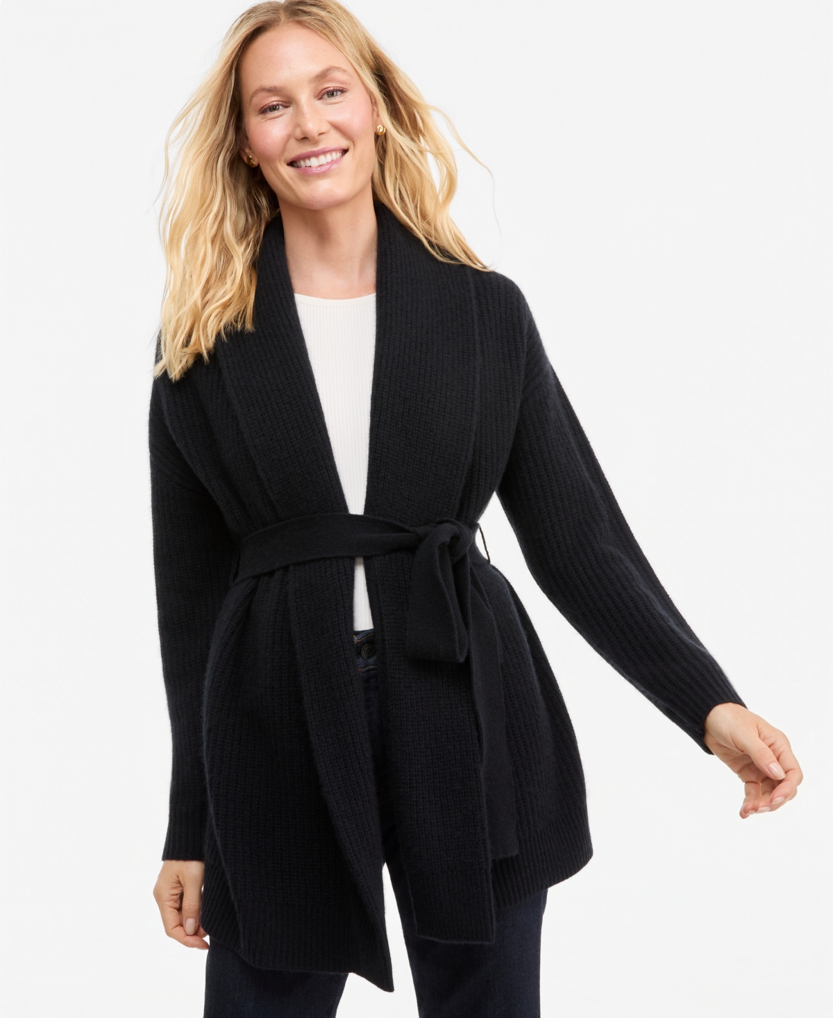 Click here for Charter Club Womens 100 Cashmere Drop Shoulder Sha... prices