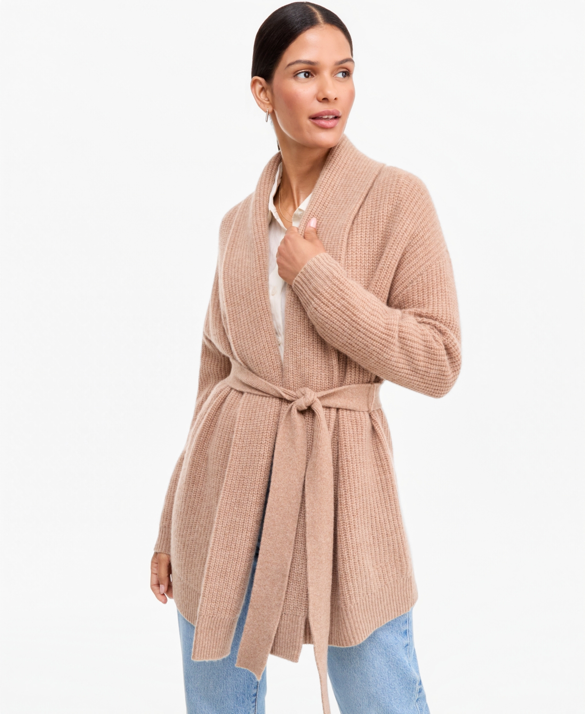Click here for Charter Club Womens 100 Cashmere Drop Shoulder Sha... prices