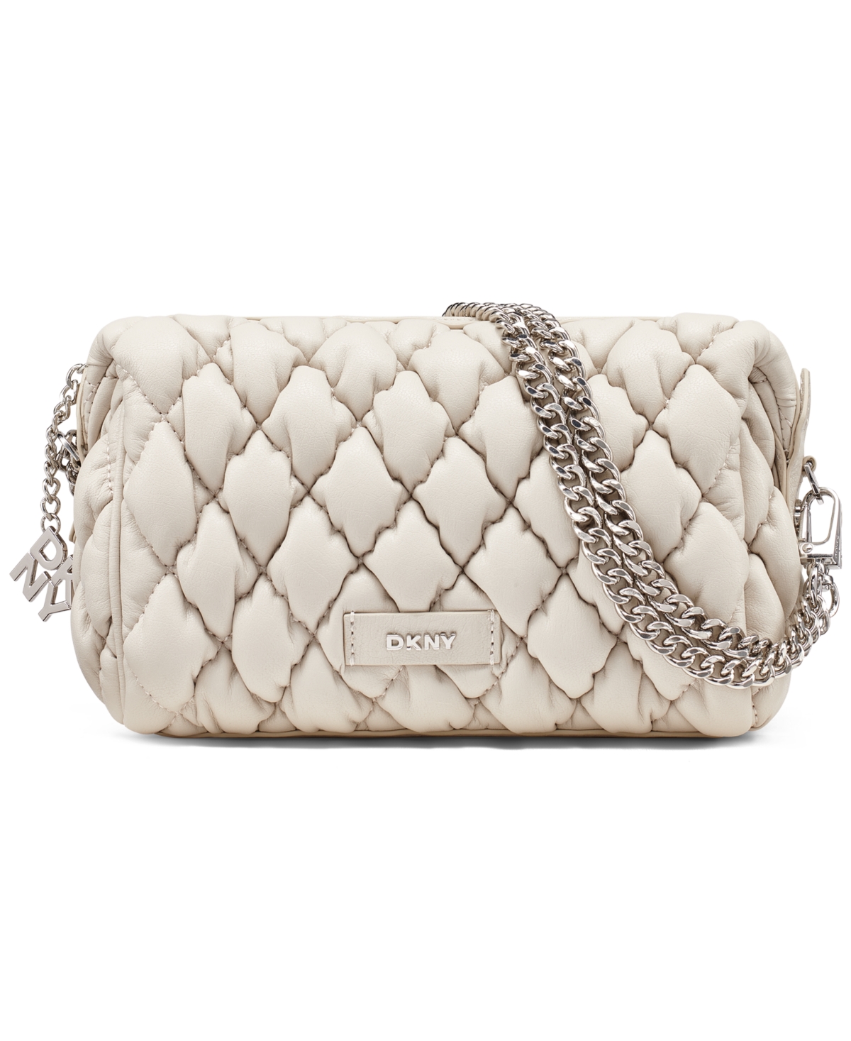 Click here for Dkny Raya Zip-Top Small Shoulder Handbag - Light T... prices