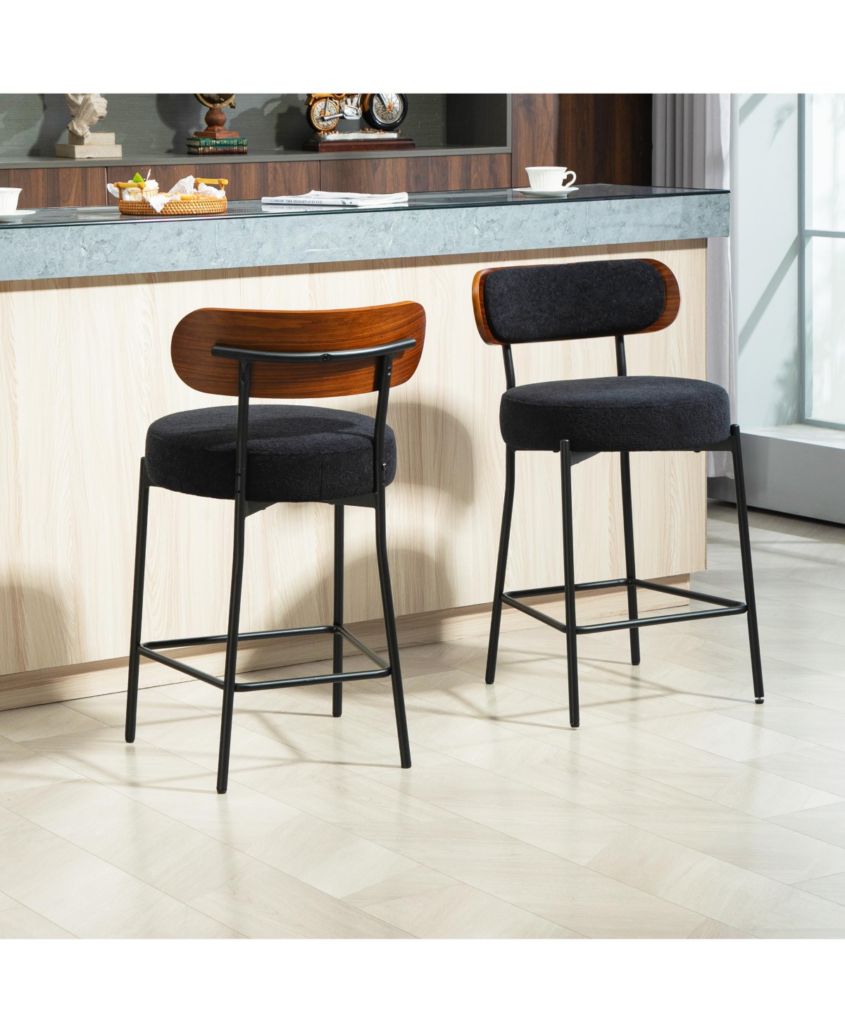 Click here for Dyhome 24 inches Bar Stools Set of 2  Counter Heig... prices