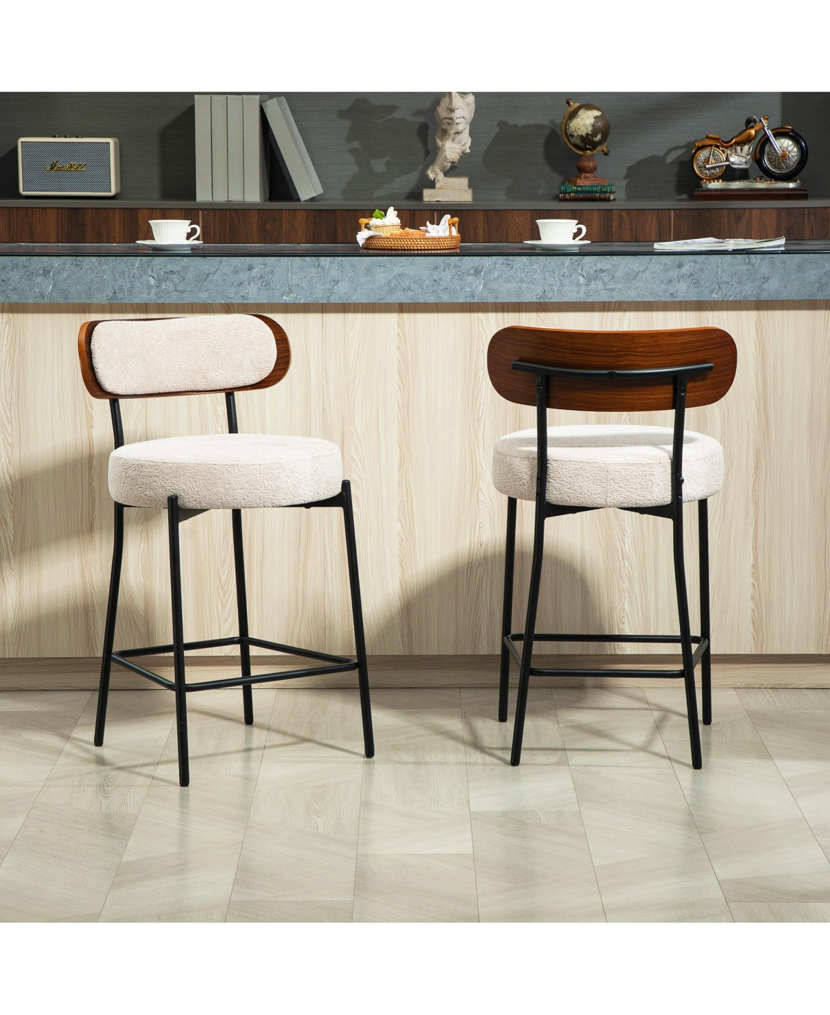 Click here for Dyhome 24 inches Bar Stools Set of 2  Counter Heig... prices