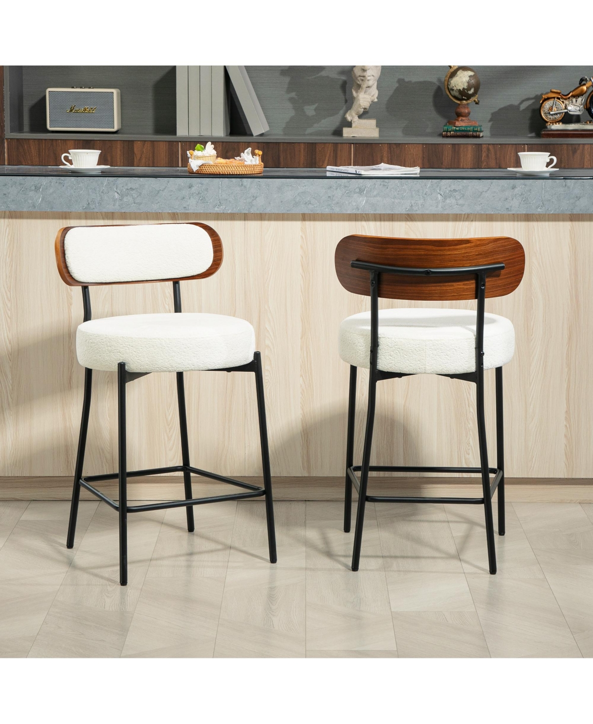 Click here for Dyhome 24 inches Bar Stools Set of 2  Counter Heig... prices