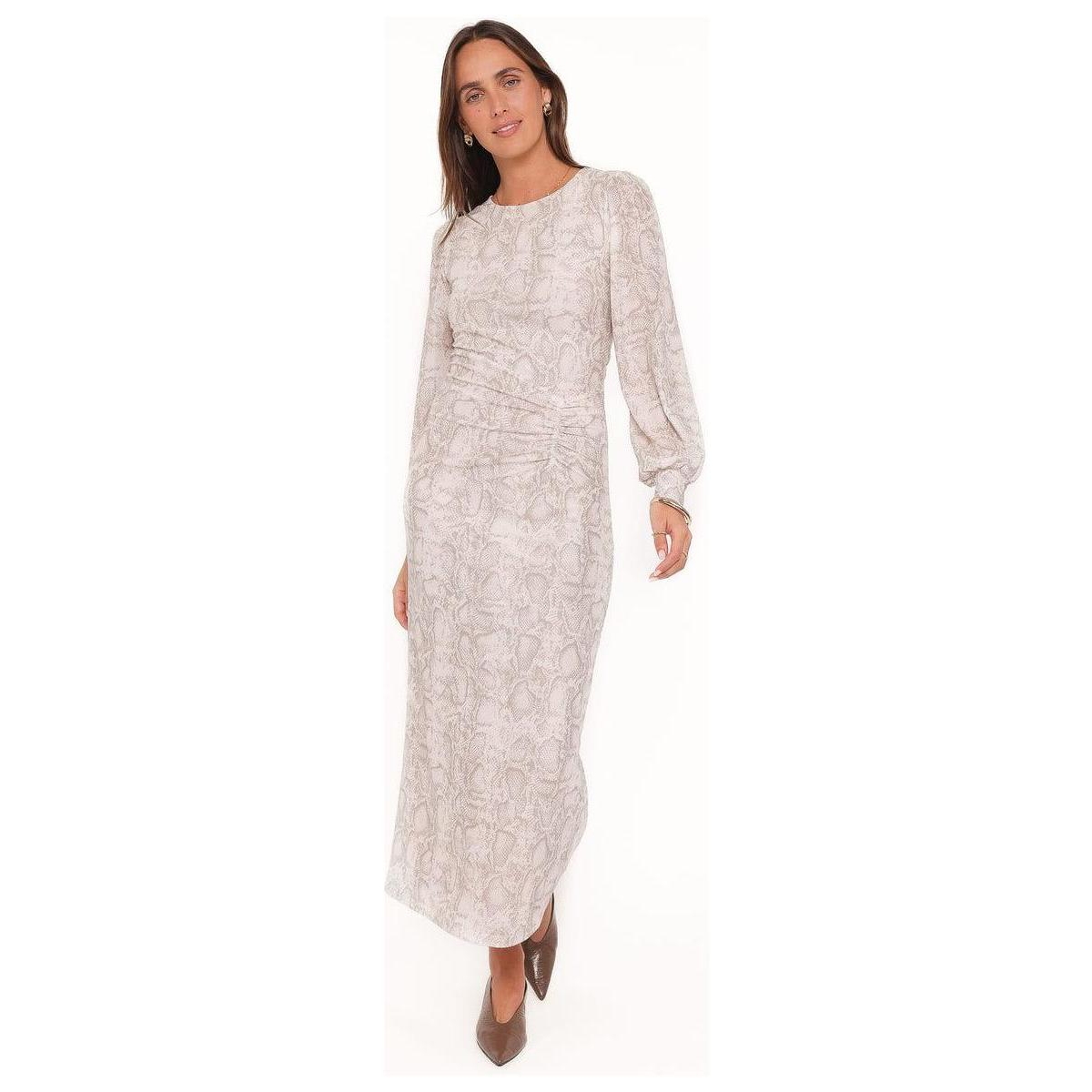 Click here for Petal and Pup Womens Clemens Mesh Maxi Dress - Sna... prices