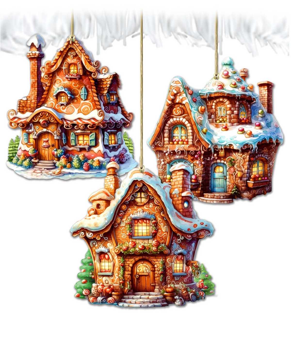 Click here for Designocracy Fairy Tale Houses Christmas Wooden Or... prices