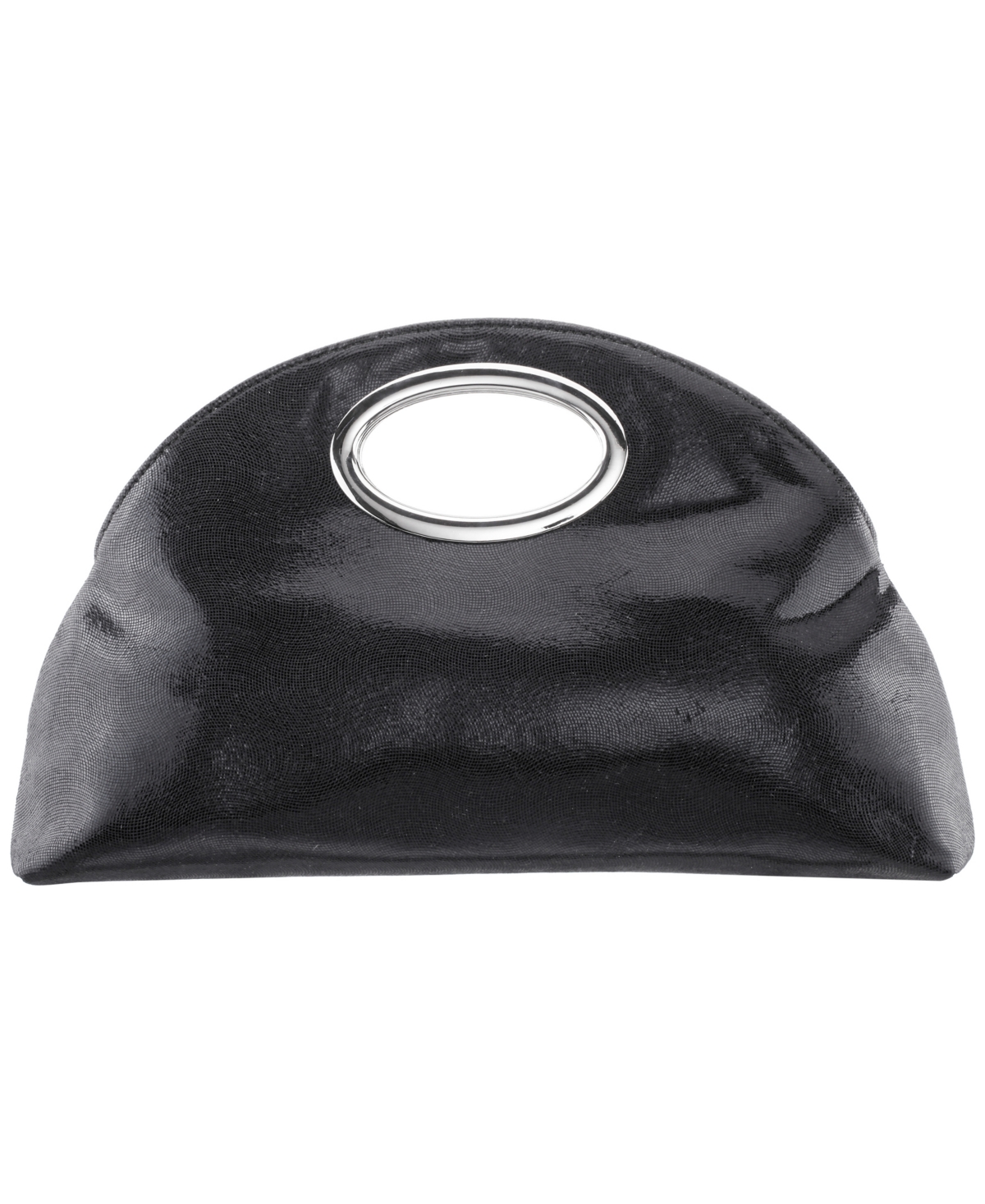 Click here for Nina Cut Out Handle Medium Clutch Handbag - Black prices