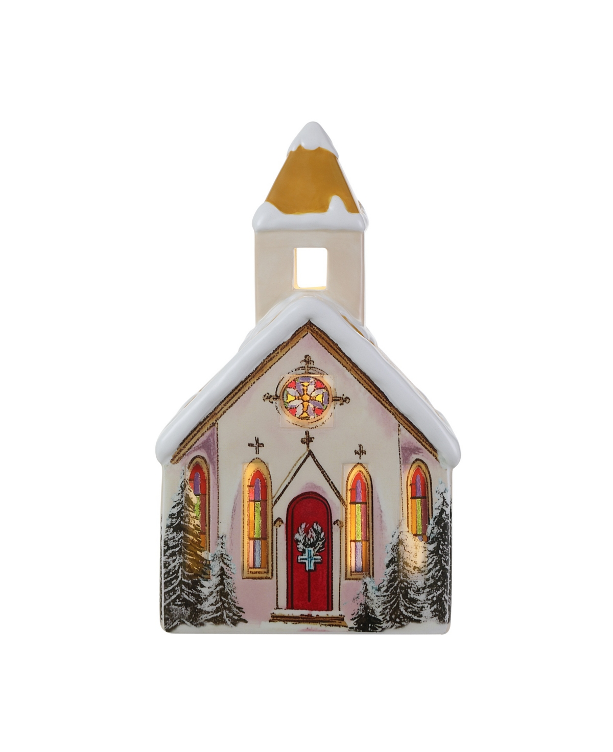 Click here for Mr. Christmas Vintage Village Church Ornament - Mu... prices