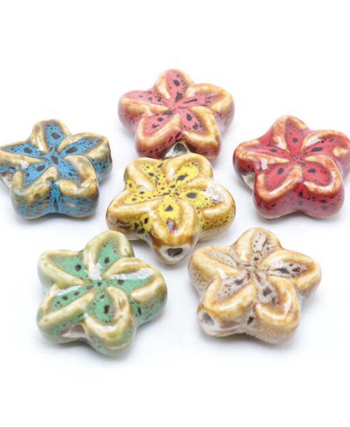 Click here for Sevorley 24Piece Set Ceramic Flower-Shaped Loose B... prices