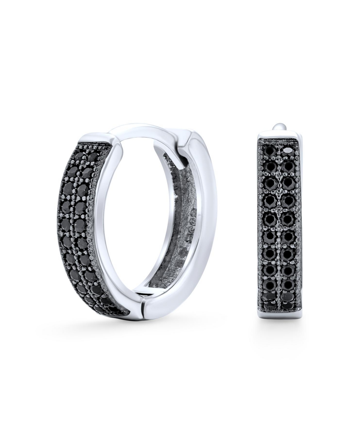Click here for Bling Jewelry Black Pave Cz Cubic Zirconia Micro P... prices