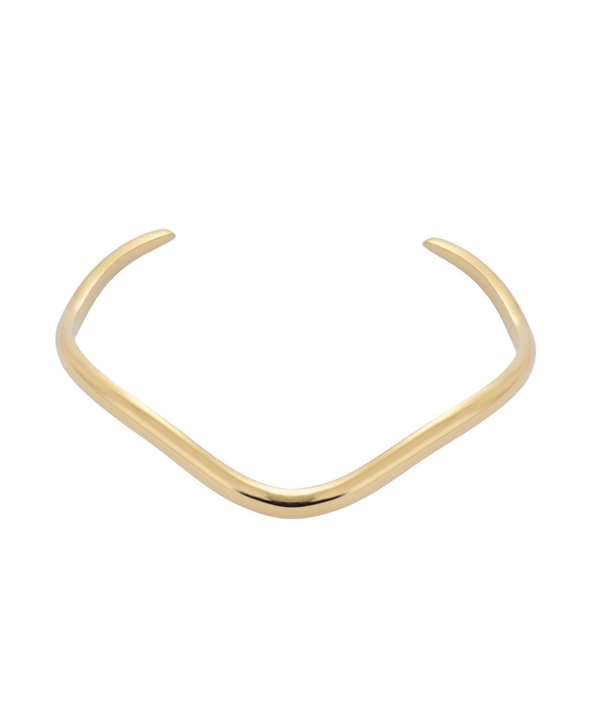 Click here for Adornia Tarnish Resistant Gold Wave Cuff Bracelet... prices