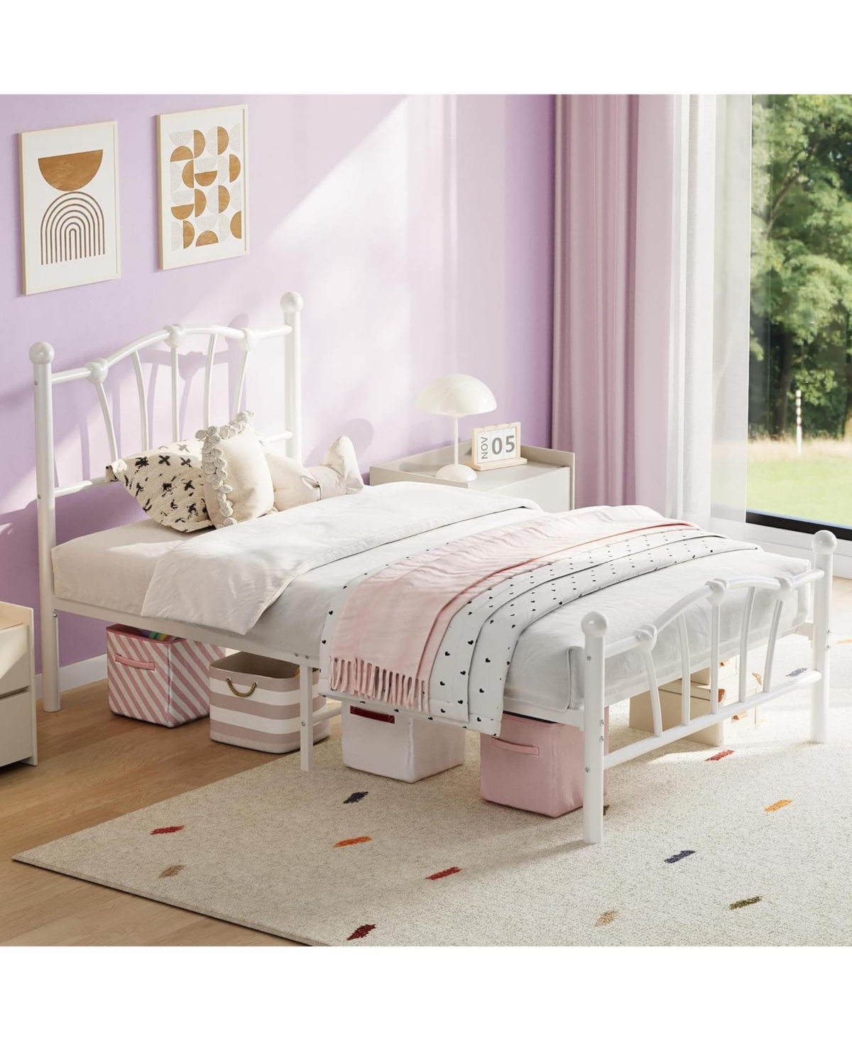 Click here for gaomon Metal Bed Frame for Girls And Boys  Heavy-D... prices