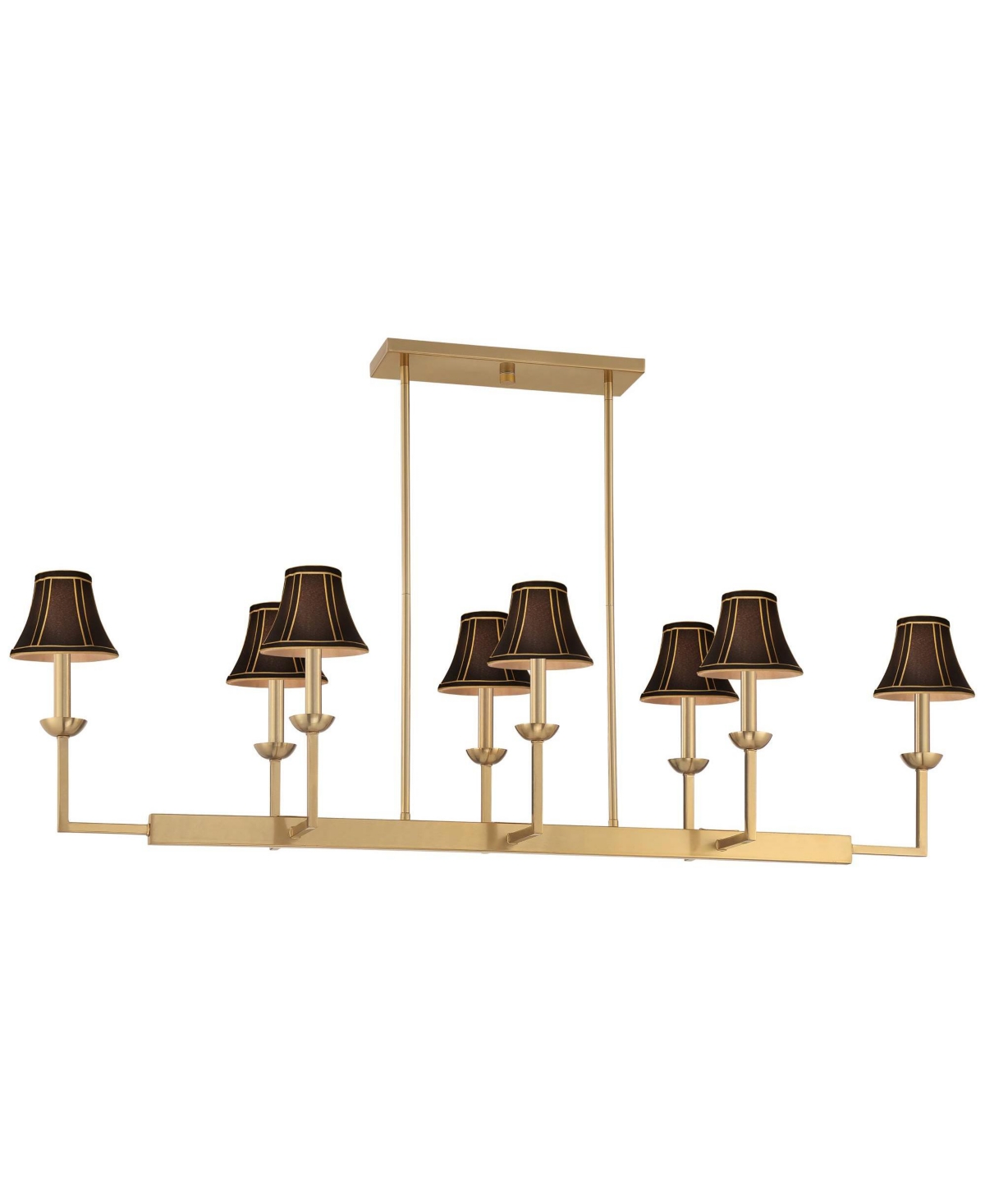 Click here for Possini Euro Design Kime 50inch Wide 8-Light Islan... prices