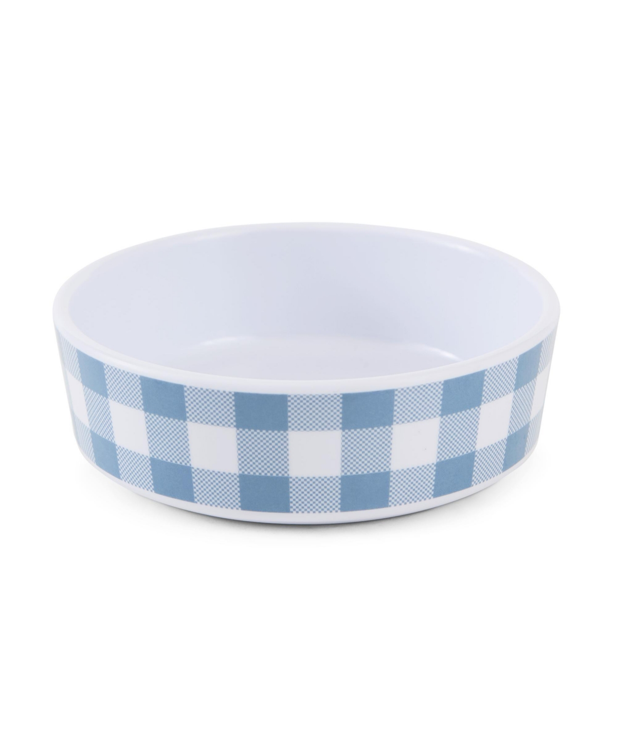 Click here for Bone Dry Gingham Melamine Single Pet Bowl Non-Slip... prices