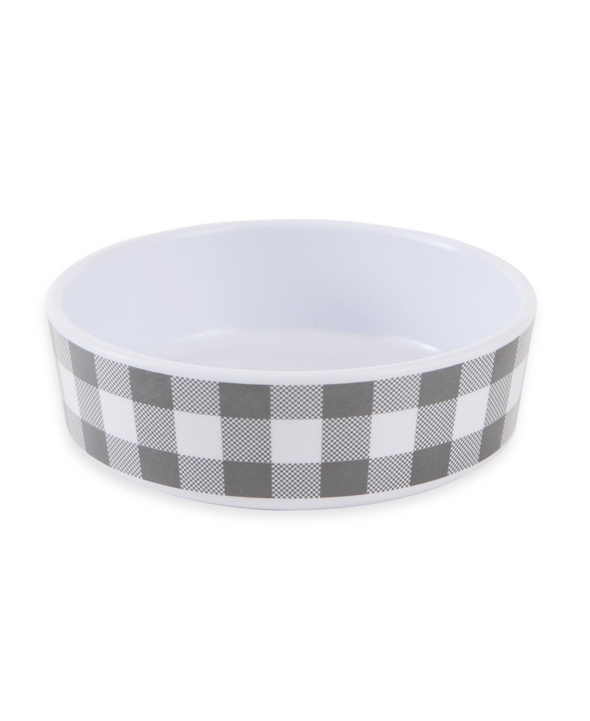 Click here for Bone Dry Gingham Melamine Single Pet Bowl Non-Slip... prices