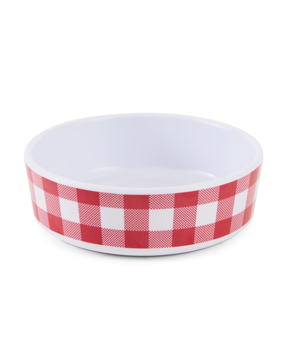 Click here for Bone Dry Gingham Melamine Single Pet Bowl Non-Slip... prices
