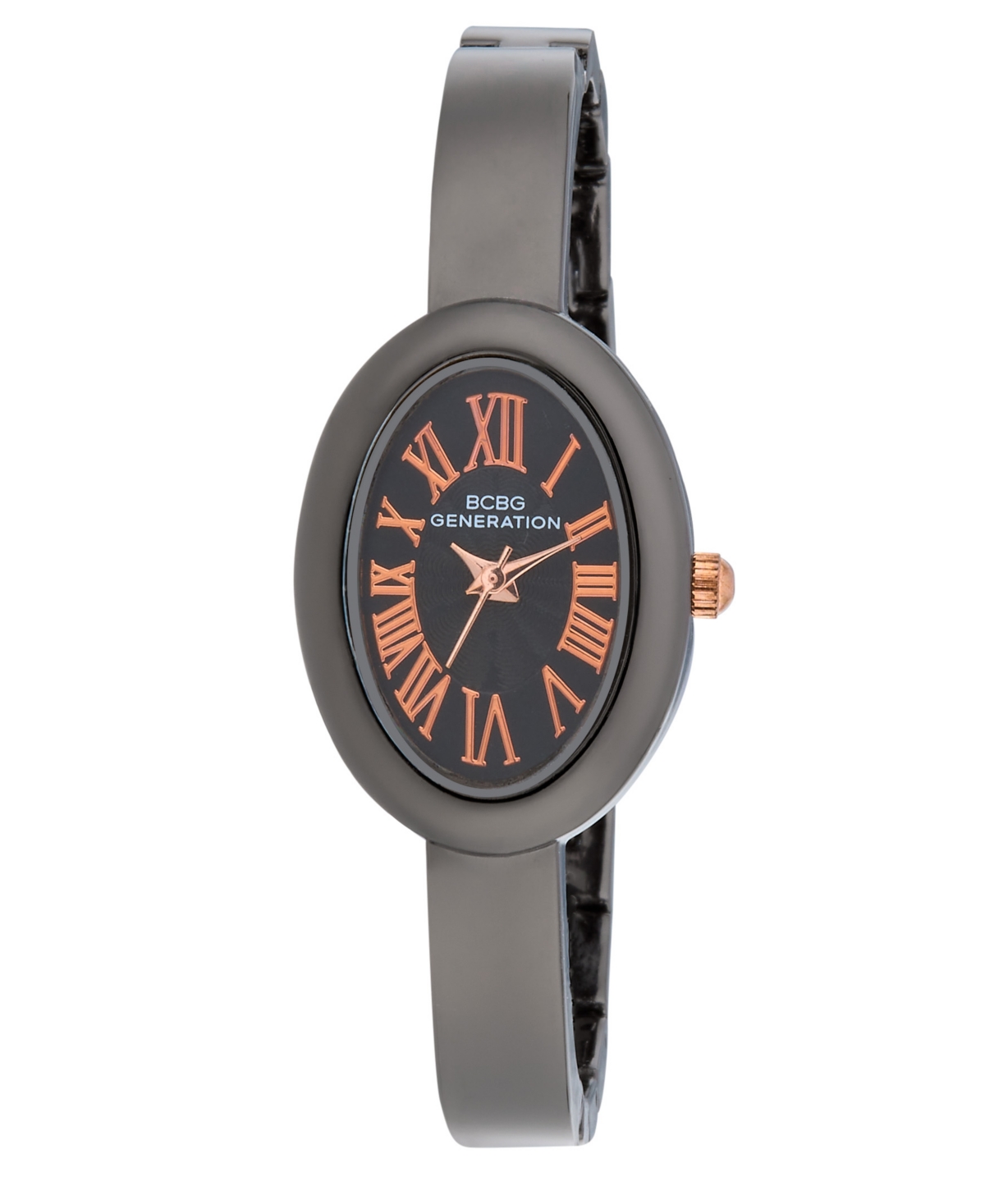 Click here for BCBGeneration Womens Quartz Oval Case Roman Numera... prices