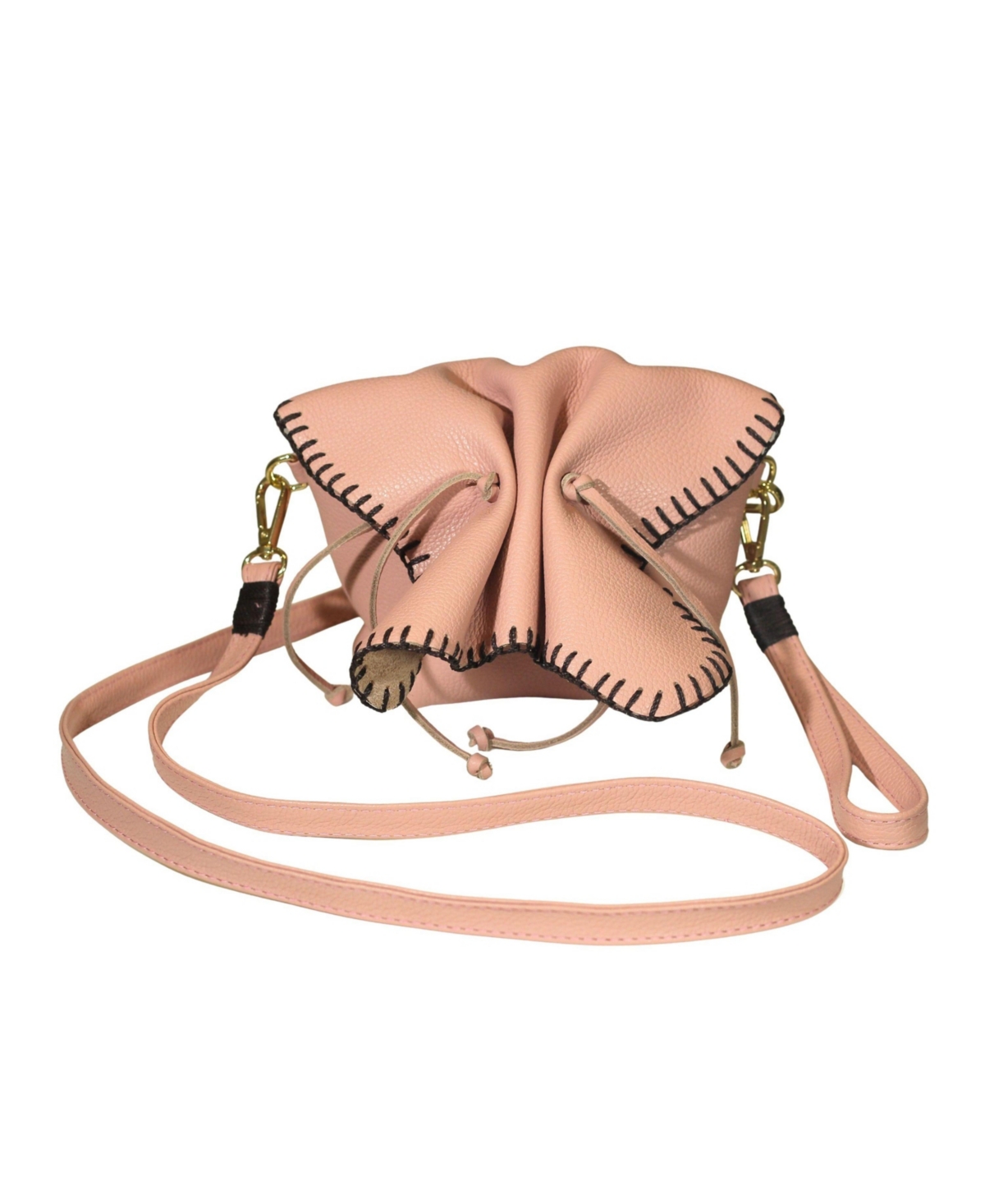 Click here for Carlos Falchi Mini Butterfly Leather Bag - Dusty r... prices
