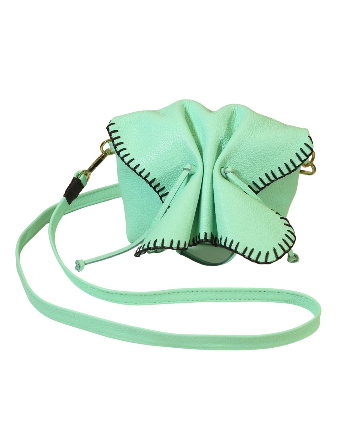 Click here for Carlos Falchi Mini Butterfly Leather Bag - Lime prices