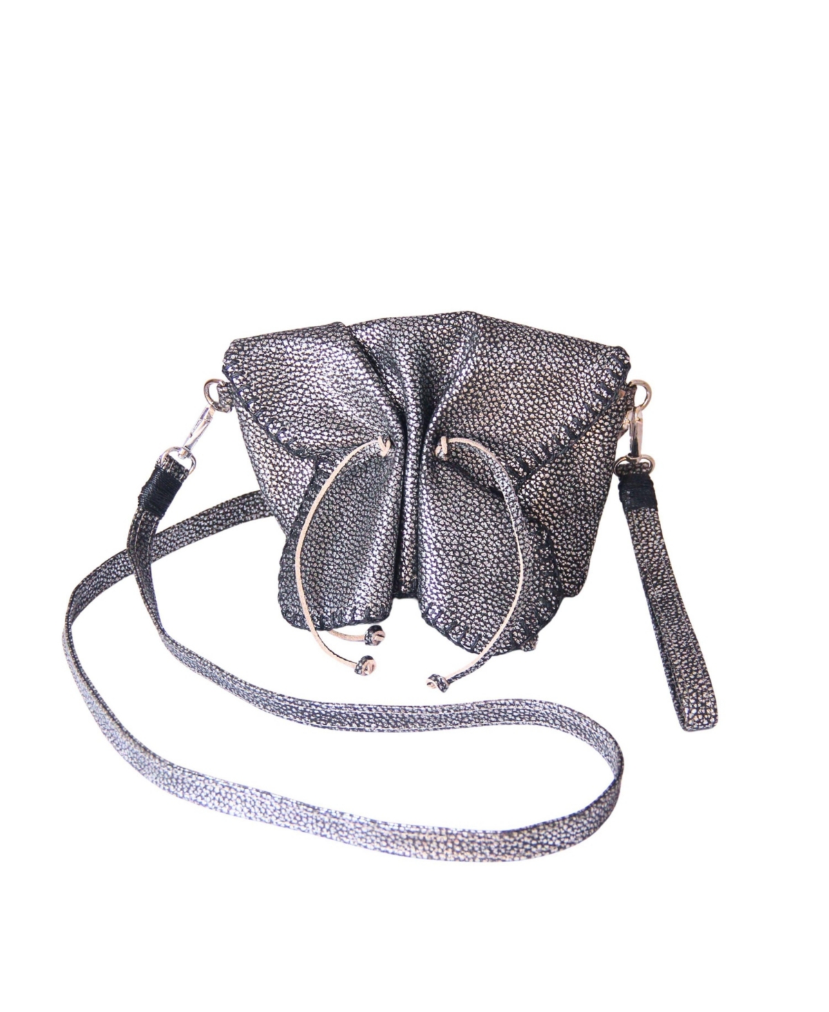Click here for Carlos Falchi Mini Butterfly Leather Bag - Roman c... prices