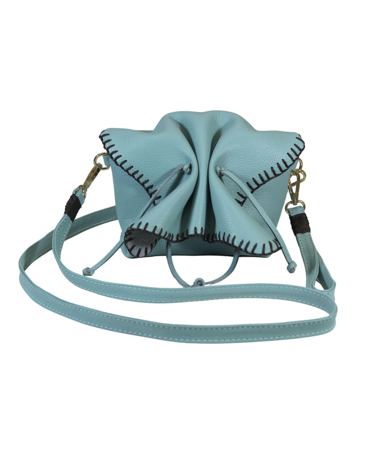 Click here for Carlos Falchi Mini Butterfly Leather Bag - Teal prices