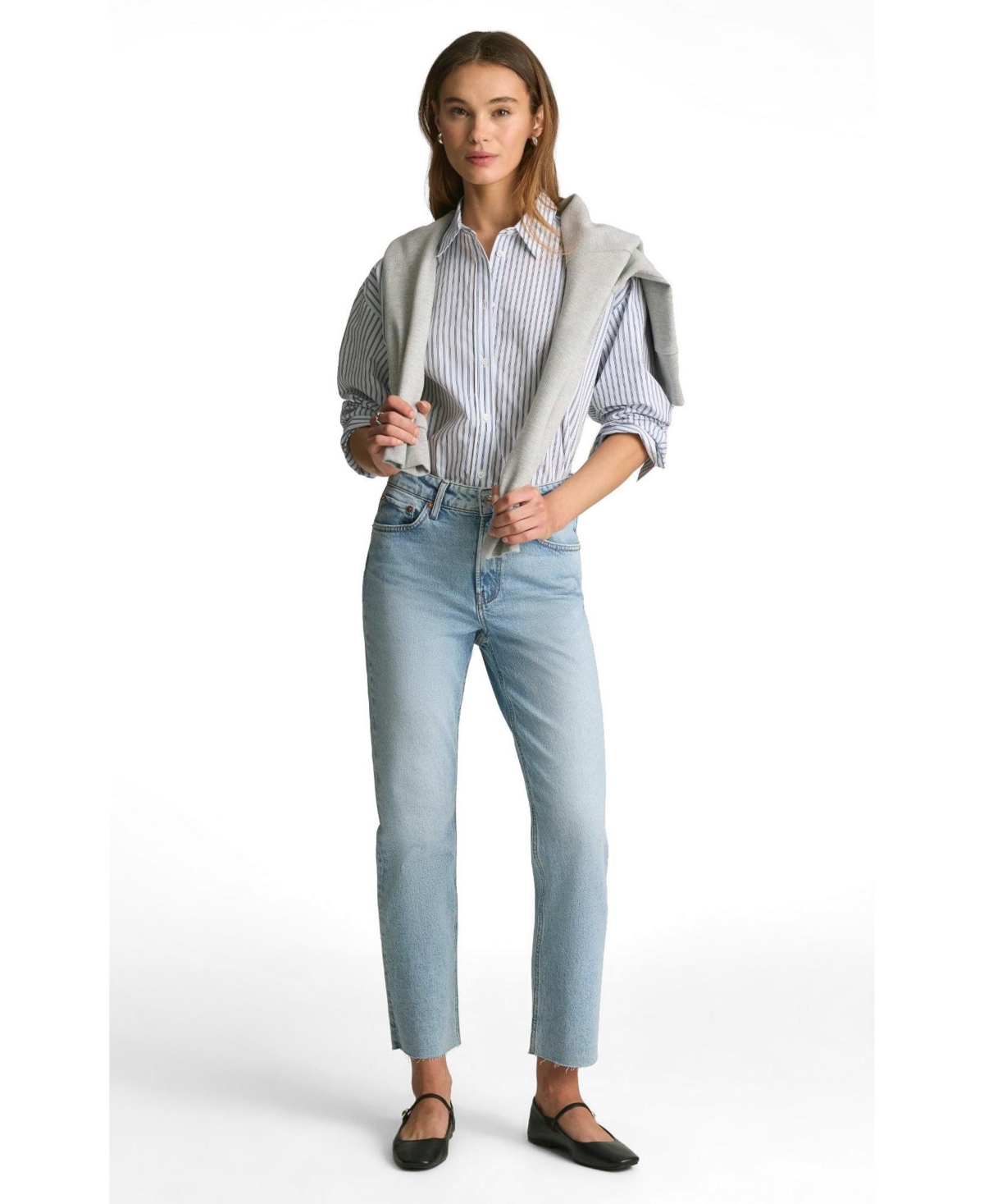 Click here for Mavi Jeans Womens New York High Rise Straight Leg... prices