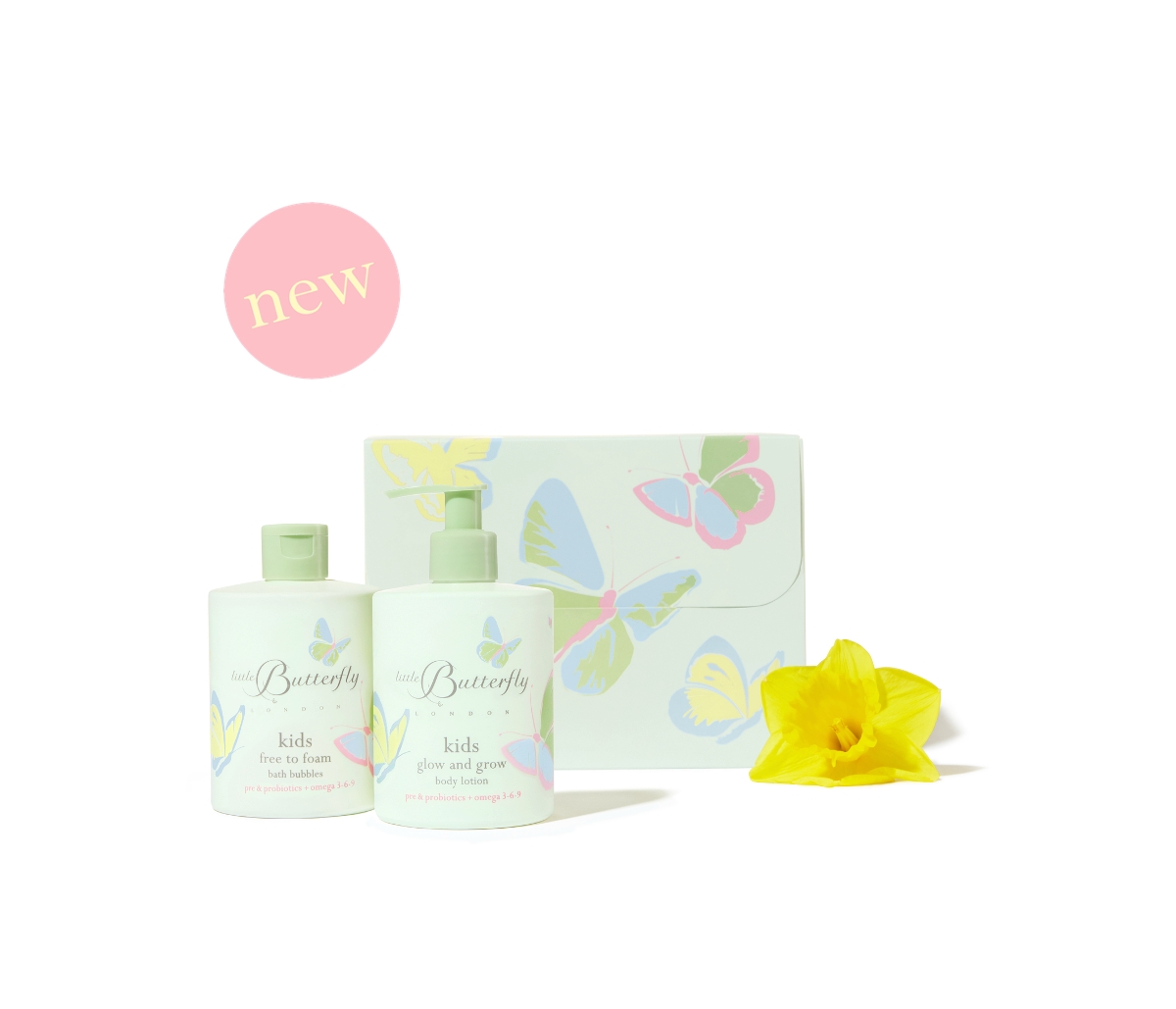 Click here for Little Butterfly London Kids Essentials Set - gree... prices